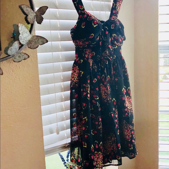 Candie's | Dresses | Nwt Candies Cute Black Floral Sundress | Poshmark